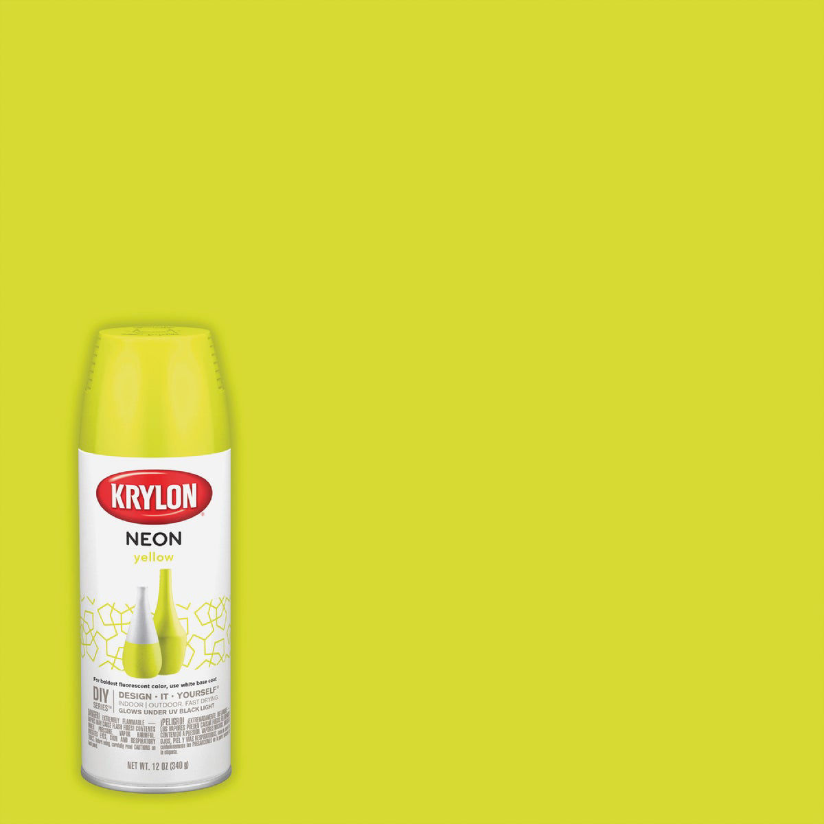 Krylon 12 Oz. Neon Yellow Spray Paint | Do it Best
