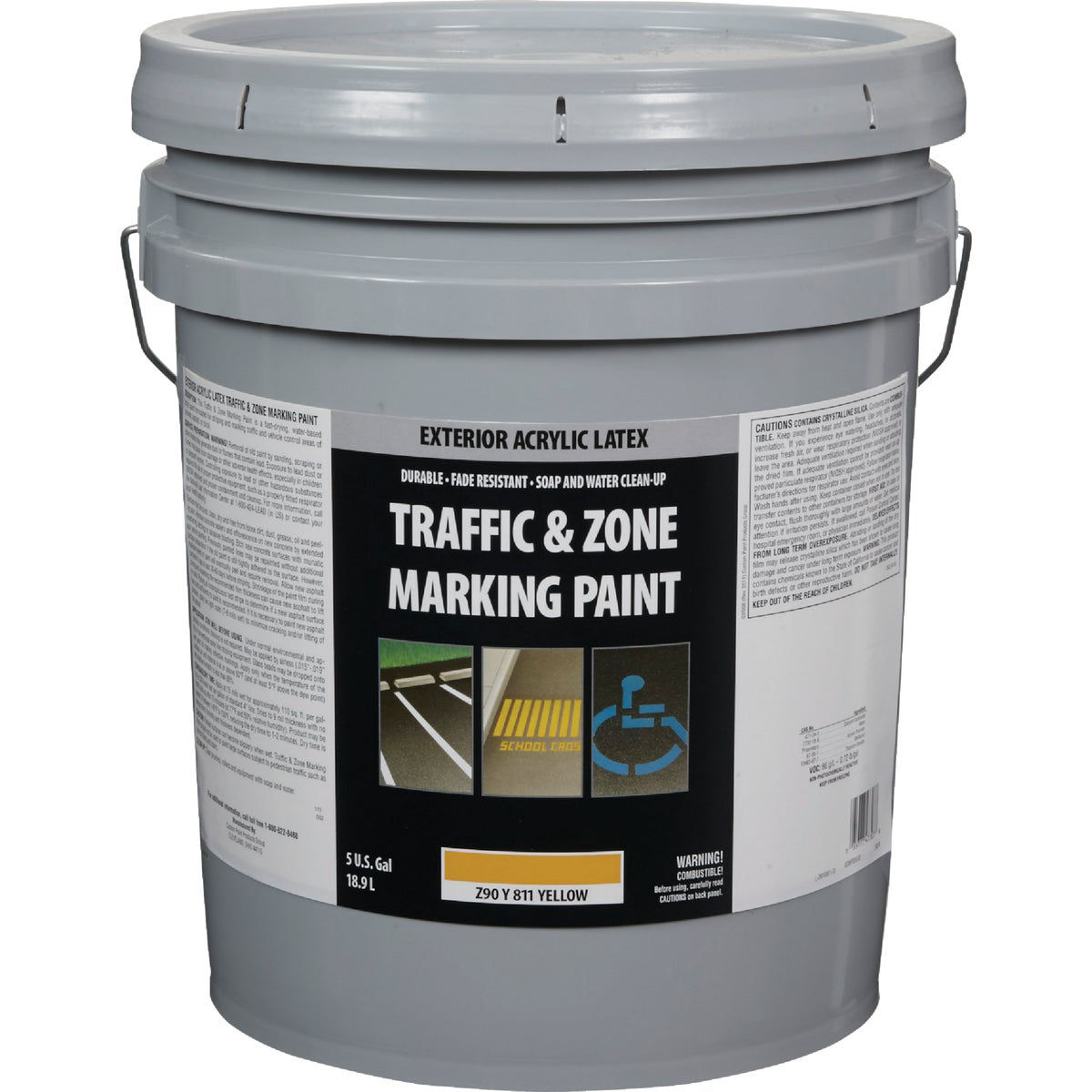 Traffic & Zone Yellow Latex 5 Gal. Traffic Paint | Do it Best