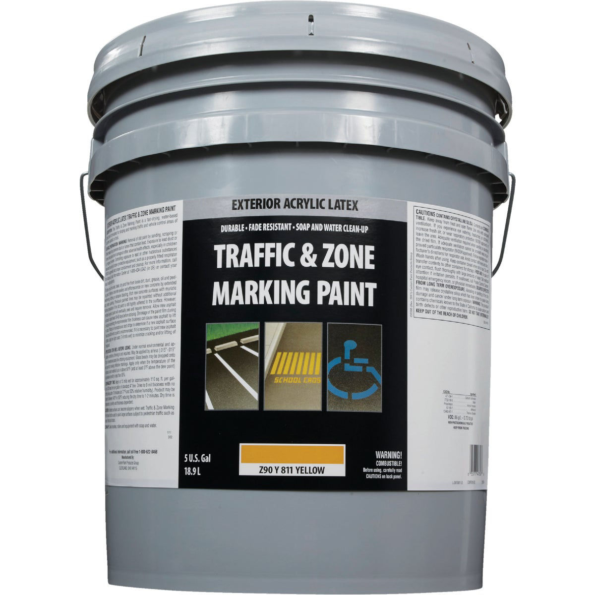 Traffic & Zone Yellow Latex 5 Gal. Traffic Paint | Do it Best