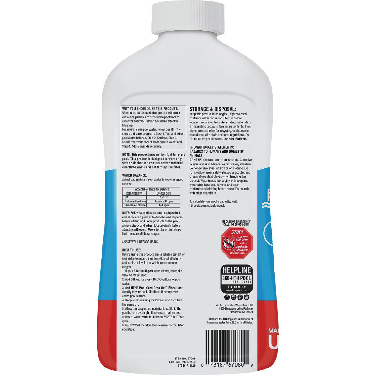 HTH Pool Care Drop Out 1 Qt. Liquid Flocculant | Do it Best