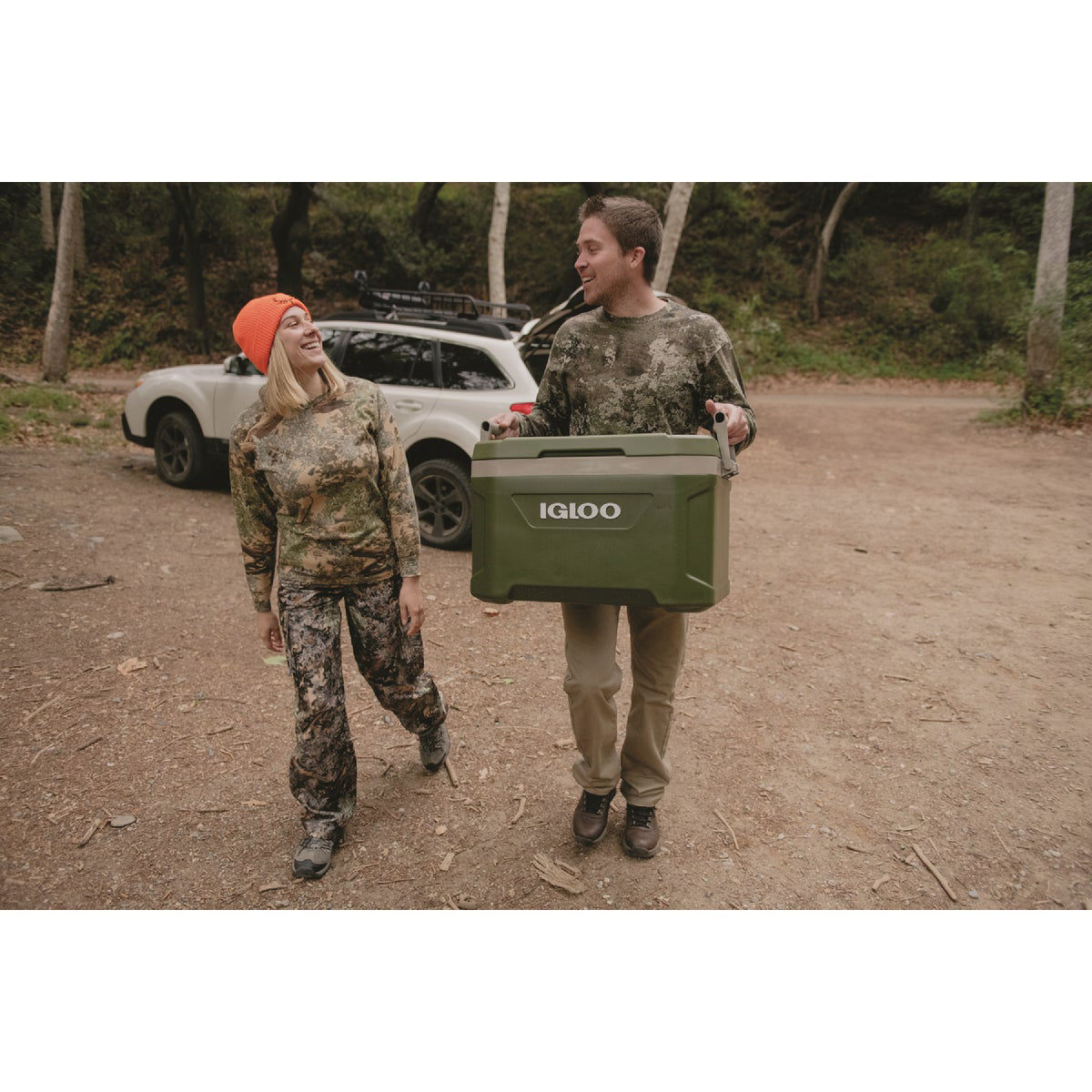 Igloo Sportsman Latitude 52 Qt. Cooler, Tank Green & Sandstone | Do it Best