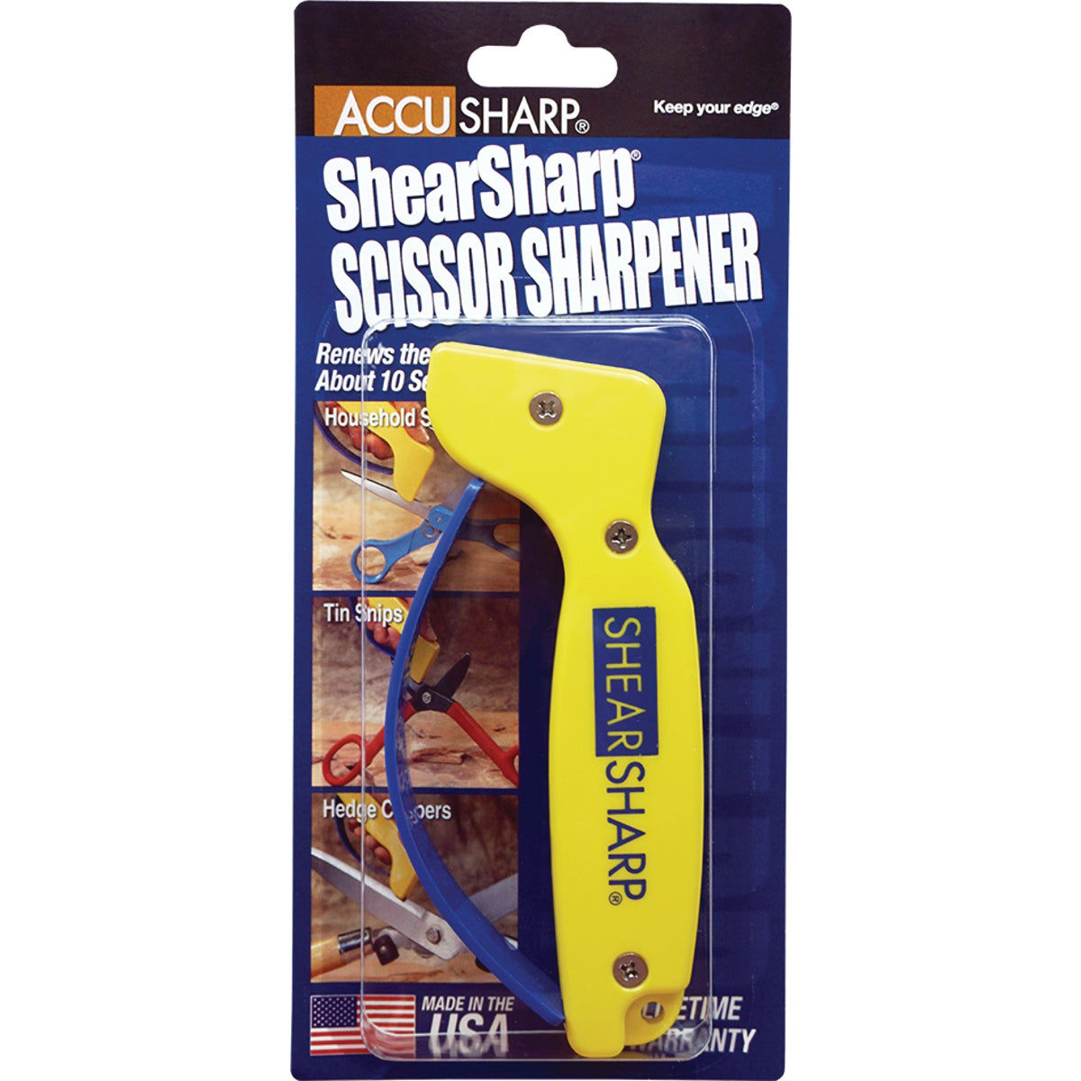 AccuSharp ShearSharp Diamond-Honed Tungsten Carbide Blade Scissor Sharpener | Do it Best