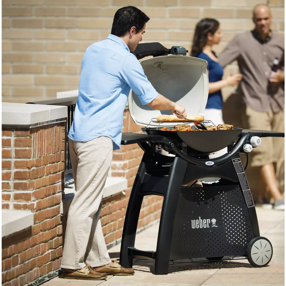 Weber Q 3200 2 Burner Black 21 700 BTU LP Gas Grill Do it Best