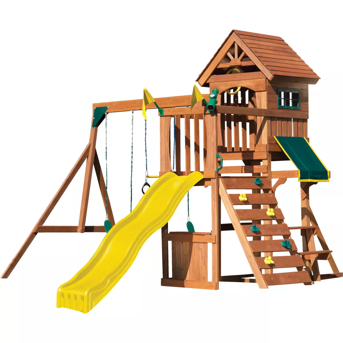 Swing N Slide Jamboree Fort Complete Swing Set Kit With Slide | Do it Best