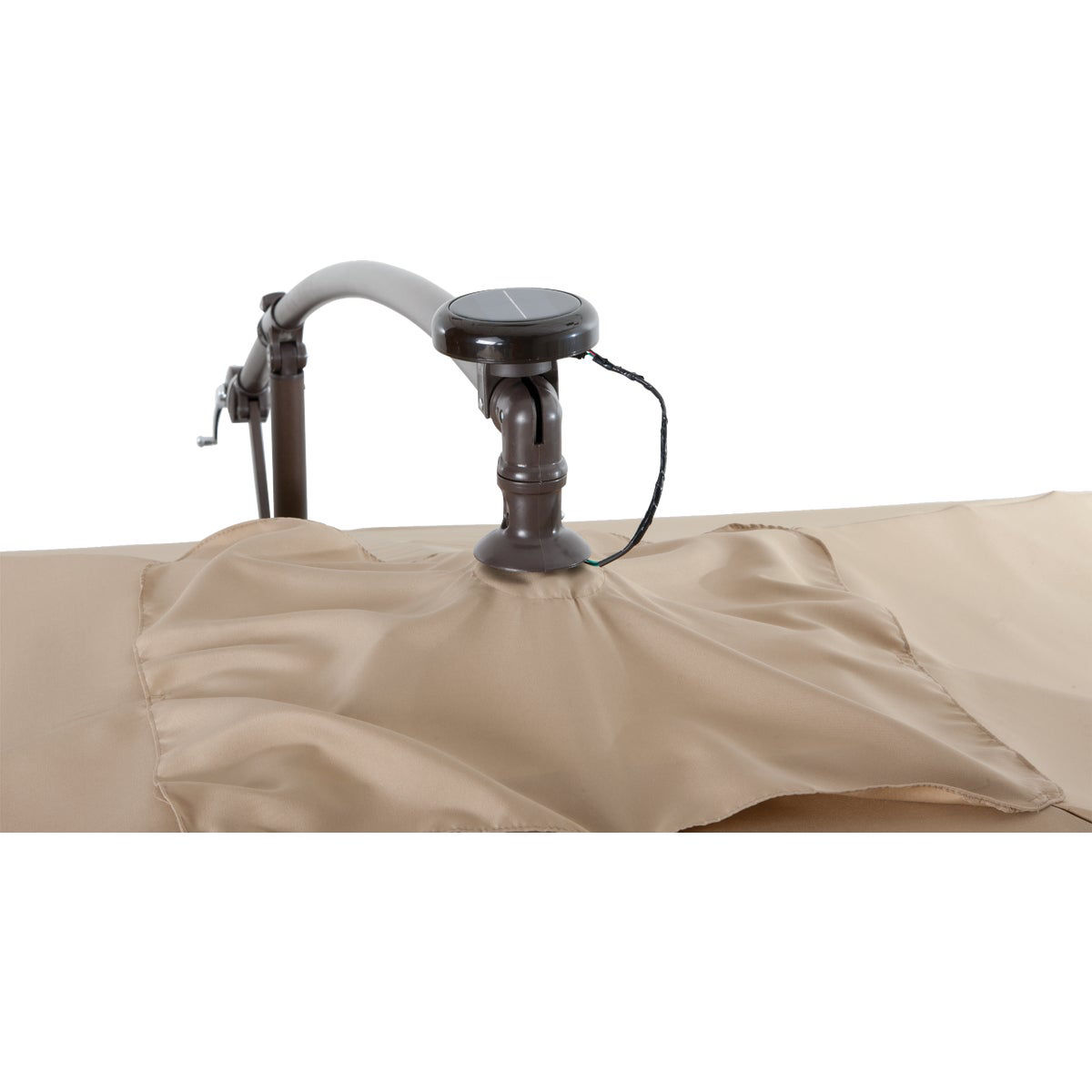 Outdoor Expressions 10 Ft. Gazebo Offset Tan Patio Umbrella | Do it Best