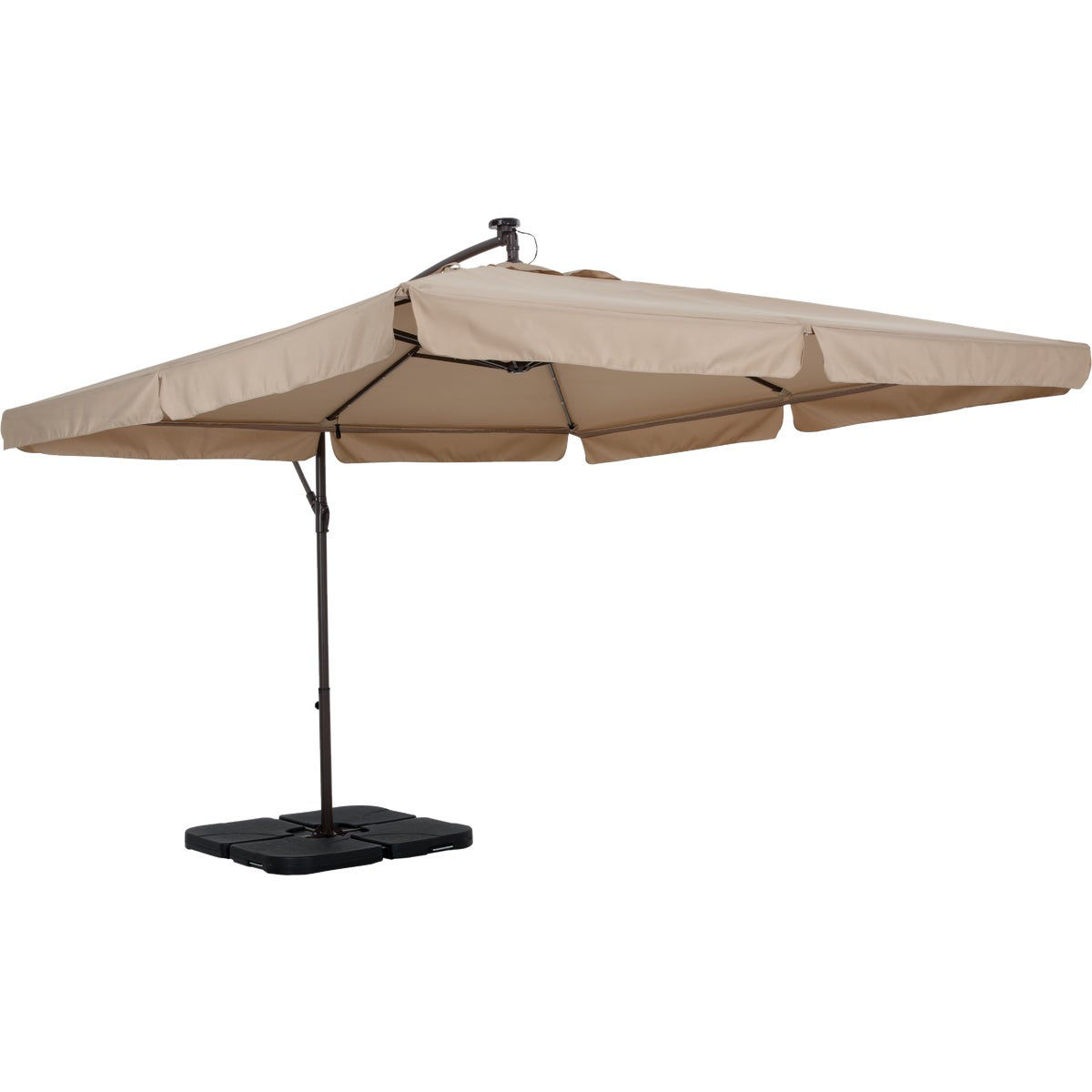 Outdoor Expressions 10 Ft. Gazebo Offset Tan Patio Umbrella | Do it Best