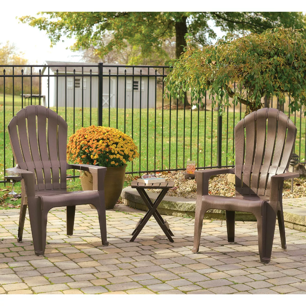 Earth brown adirondack chair store