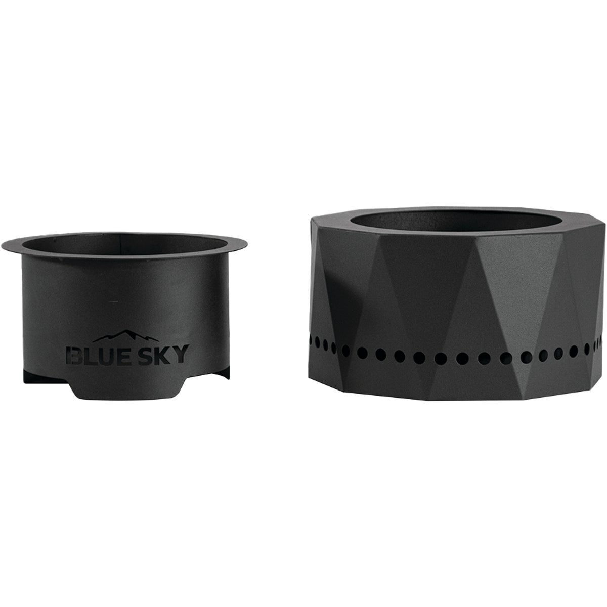 Blue Sky Pike 10 In. Round Wood/Pellet Ultra Portable Steel Smokeless ...