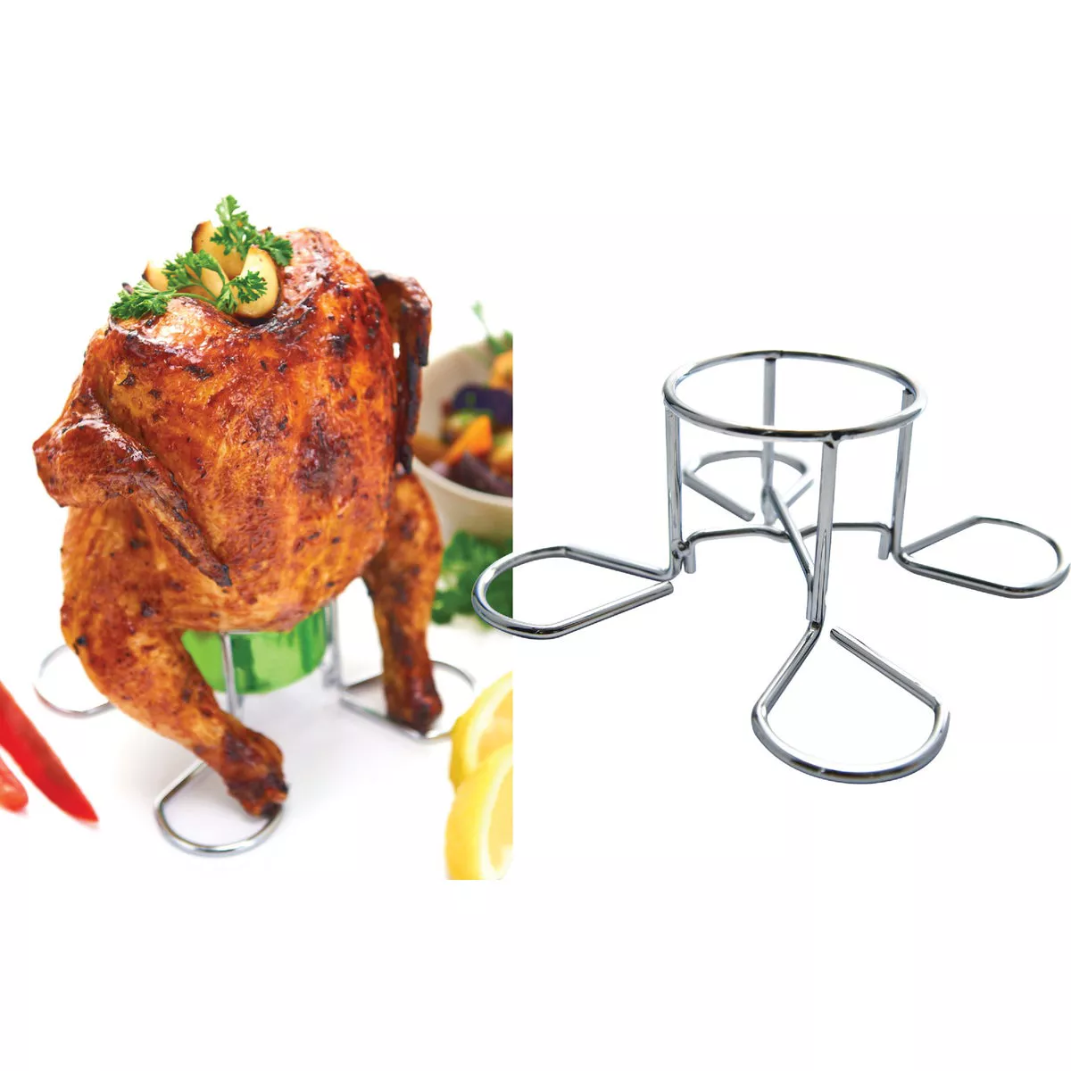 GrillPro Heavy-Duty Chrome Chicken Roaster | Do it Best