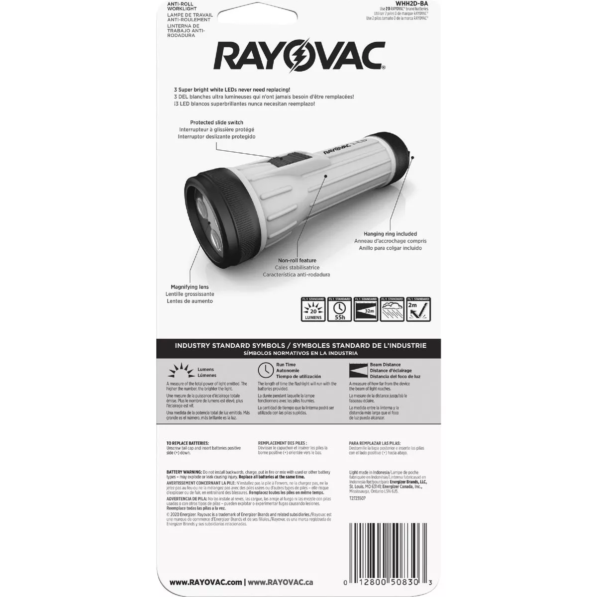 Rayovac Workhorse 20 Lm. 2D LED Flashlight | Do it Best