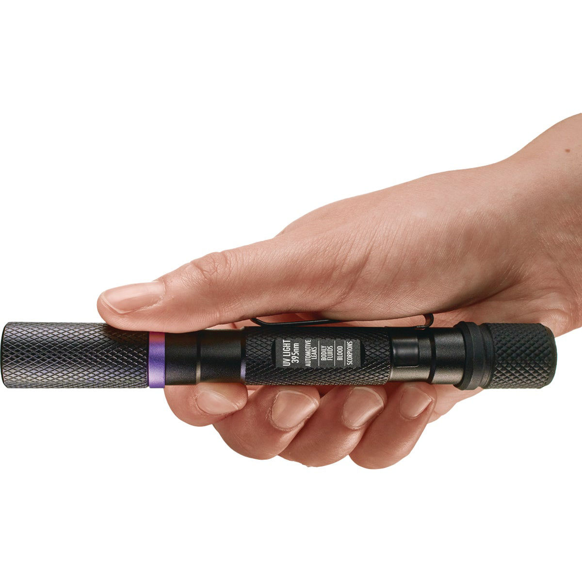 Police Security 395 Nm. 2AAA Aluminum UV Inspection Penlight with Bite ...