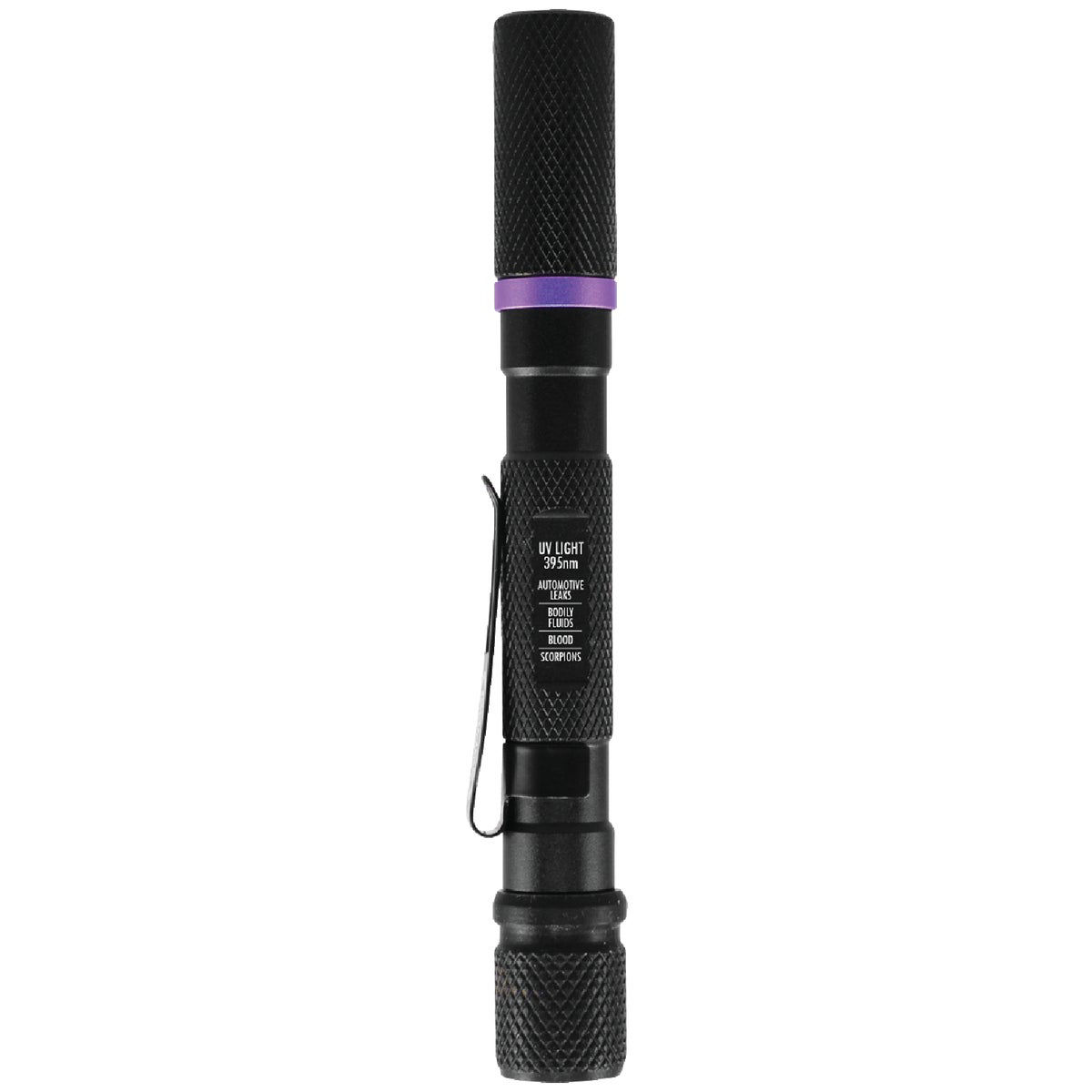 Police Security 395 Nm. 2AAA Aluminum UV Inspection Penlight with Bite ...