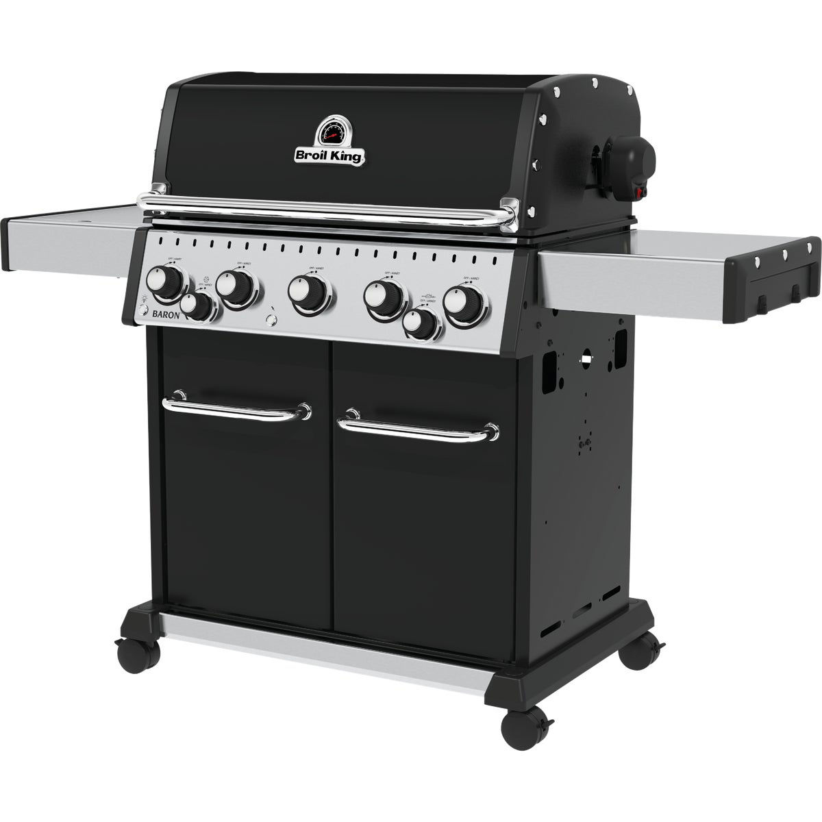 Broil King Baron 590 Pro 5-Burner Black 45,000 BTU LP Gas Grill | Do it ...