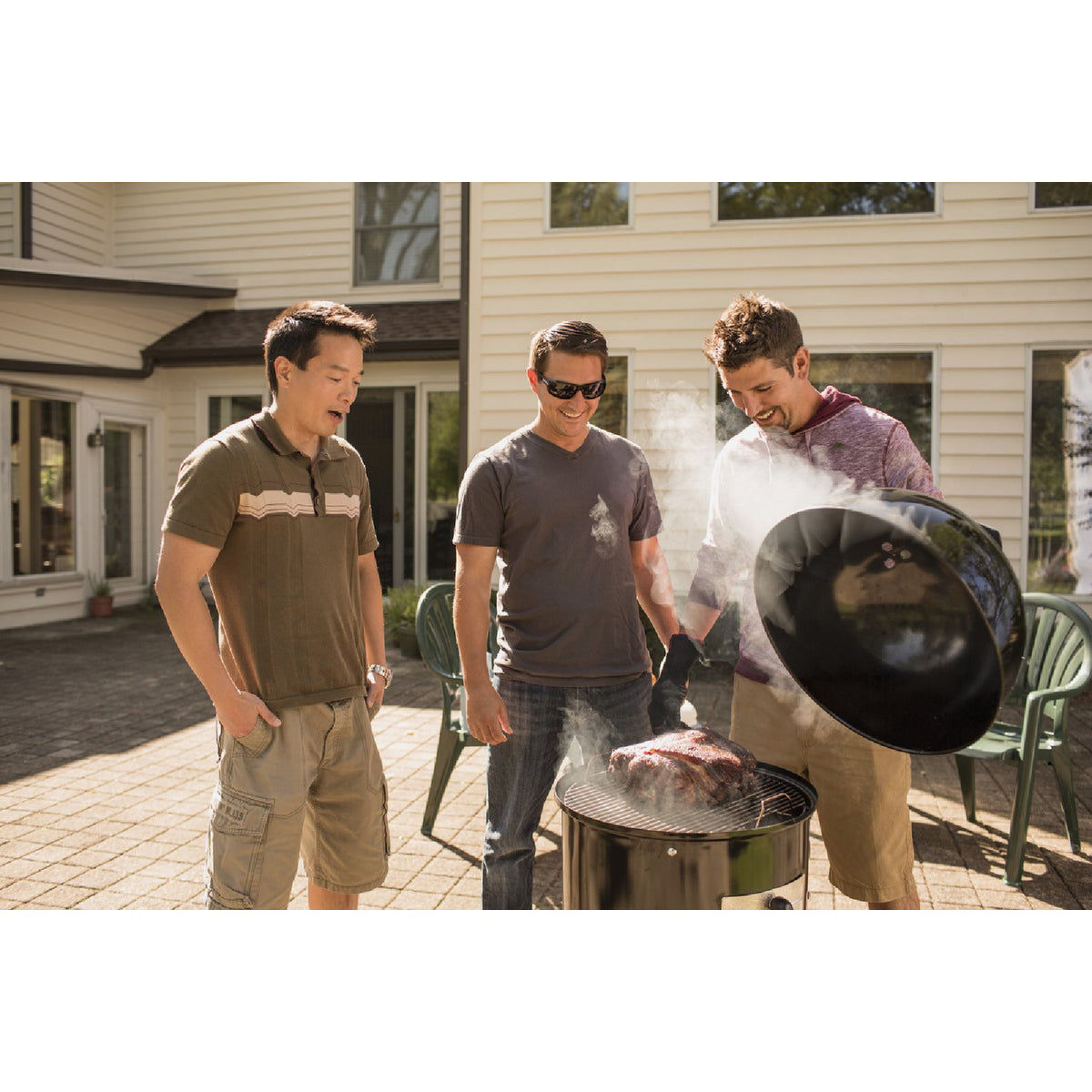 Weber Smokey Mountain Cooker 18 In. Dia. 481 Sq. In. Vertical Charcoal ...