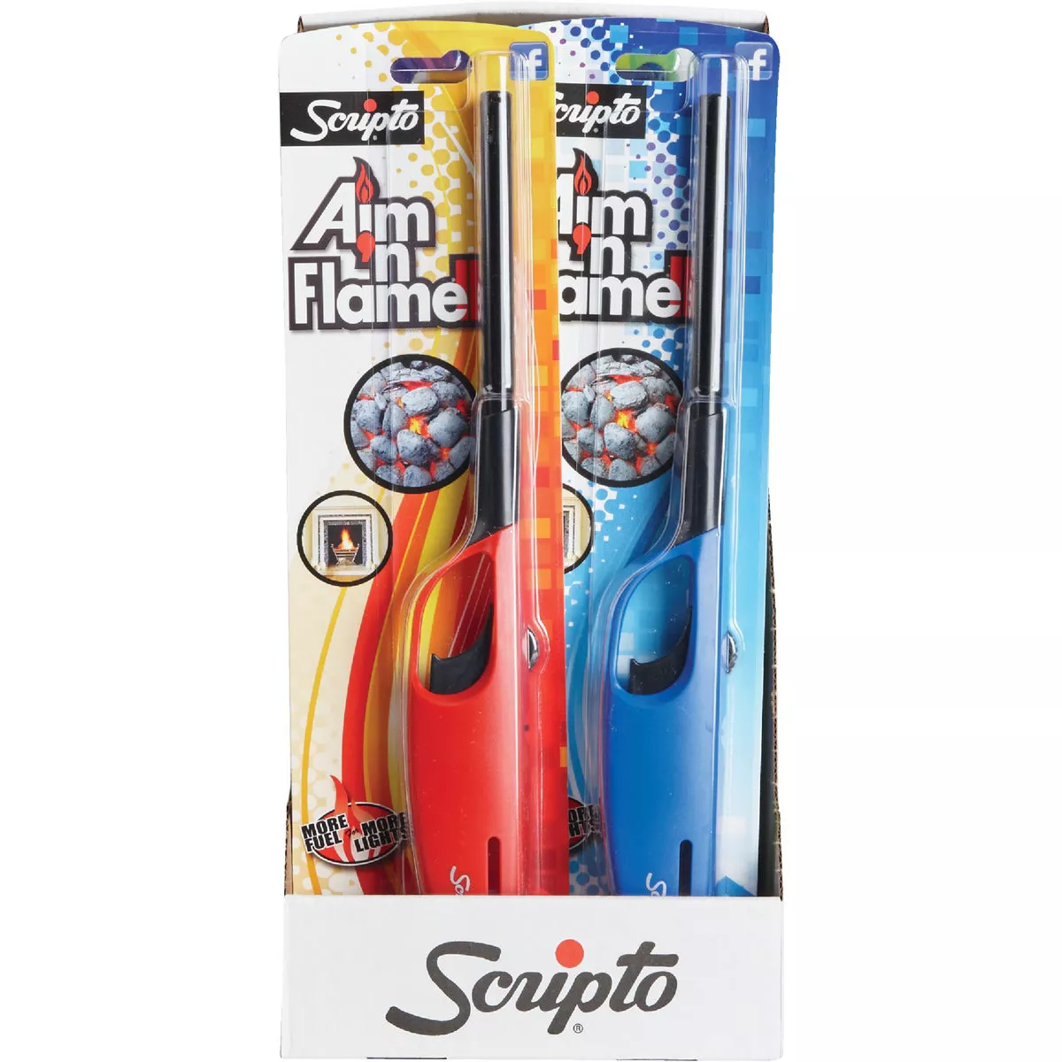 Scripto Aim 'n Flame MAX Nonrefillable Straight Stem Butane Lighter ...