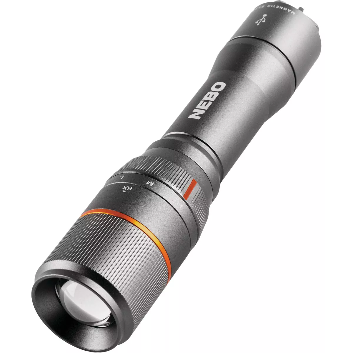 Nebo DaVinci LED Anodized Aluminum 1000 Lm. Rechargeable Flashlight ...