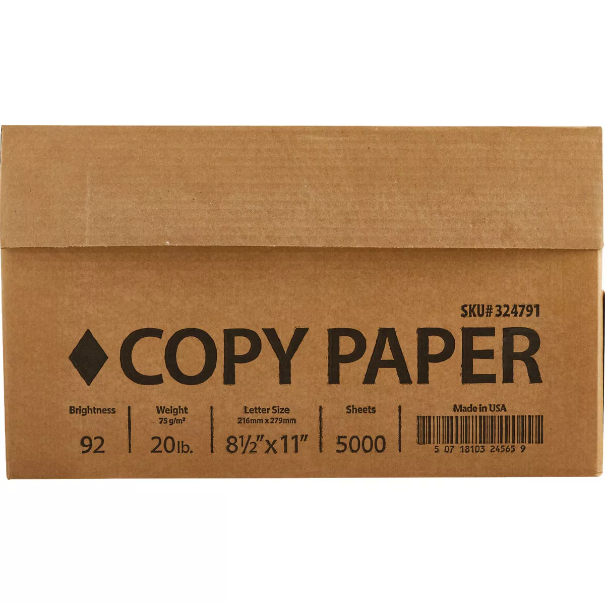 Staples 8.5 In. x 11 In. 20 Lb. White Copier Paper, 5000 Sheets | Do it ...