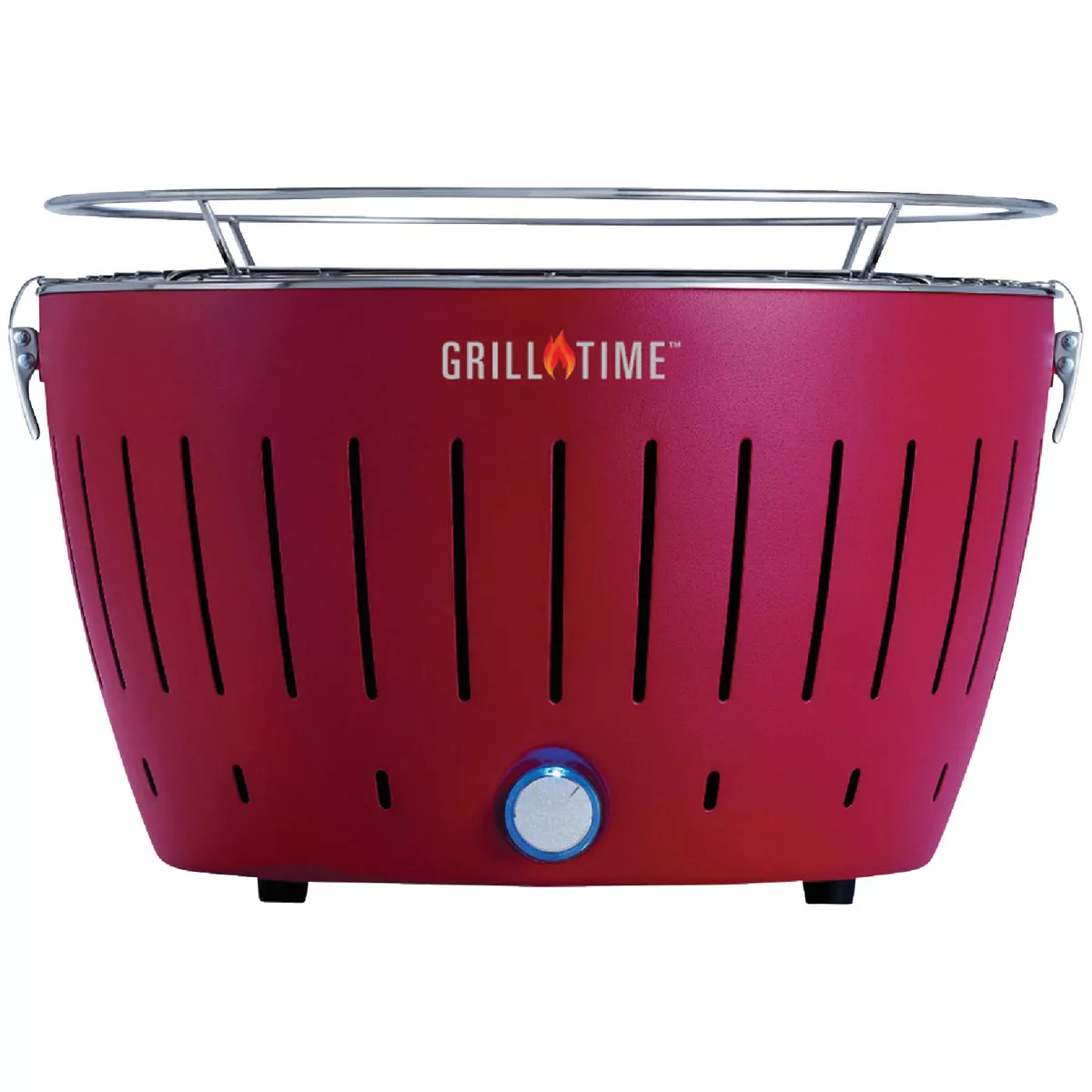 Grill Time Tailgater GT Red 124 Sq. In. Charcoal Portable Grill | True ...