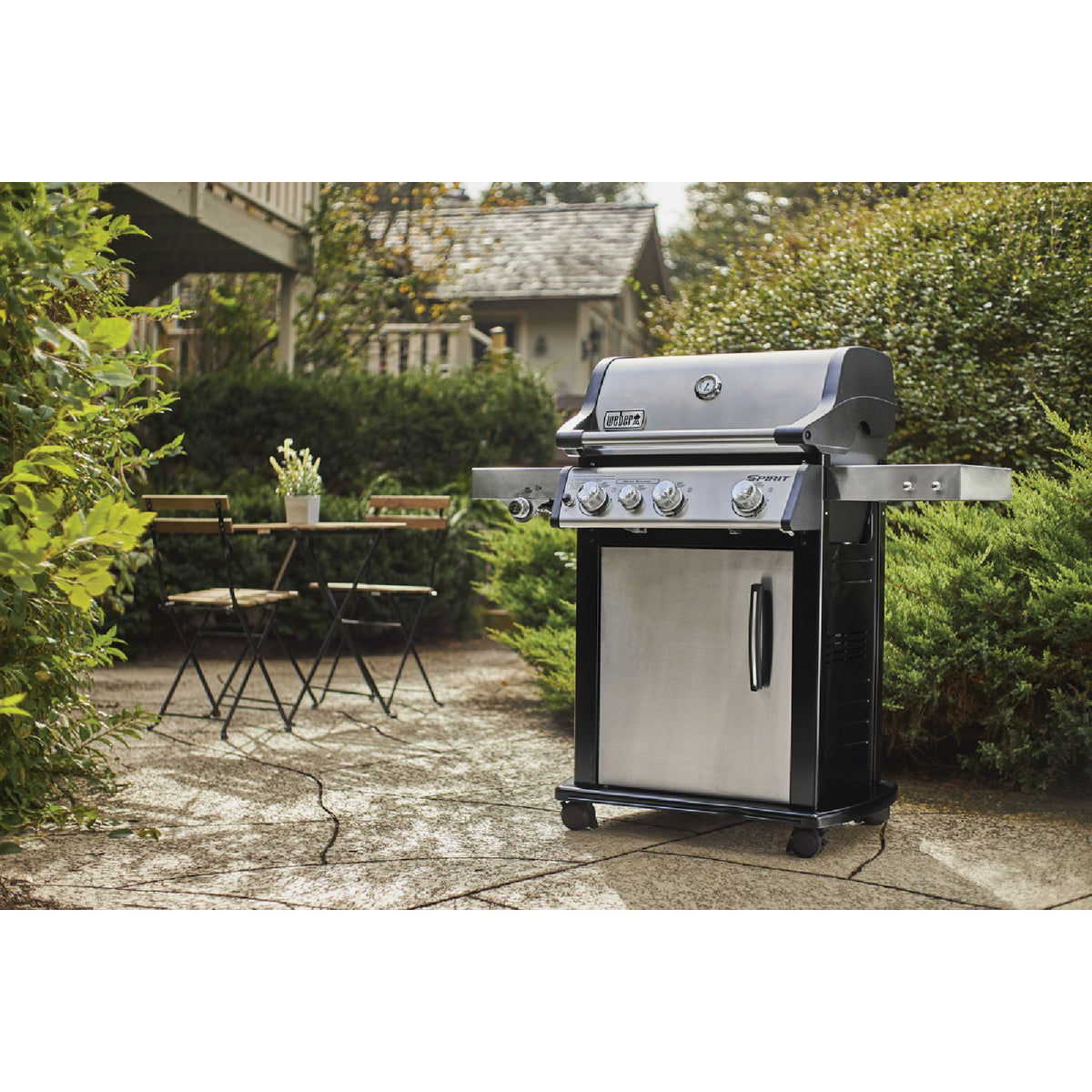 Weber Spirit SP-335 3-Burner Liquid Propane Gas Grill, Stainless Steel ...