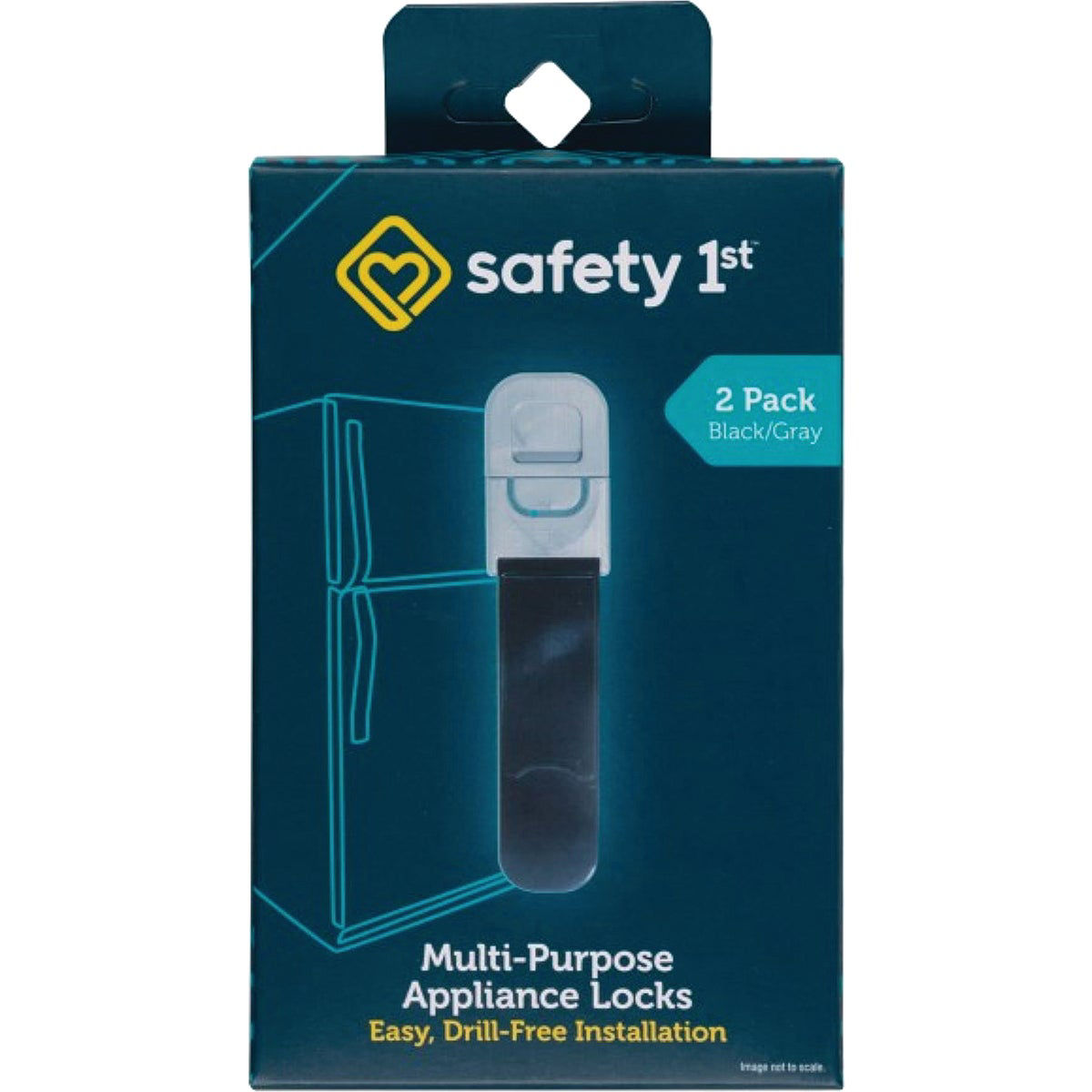 Safety 1st Multi-Purpose Black Appliance Lock (2-Pack) | Do it Best