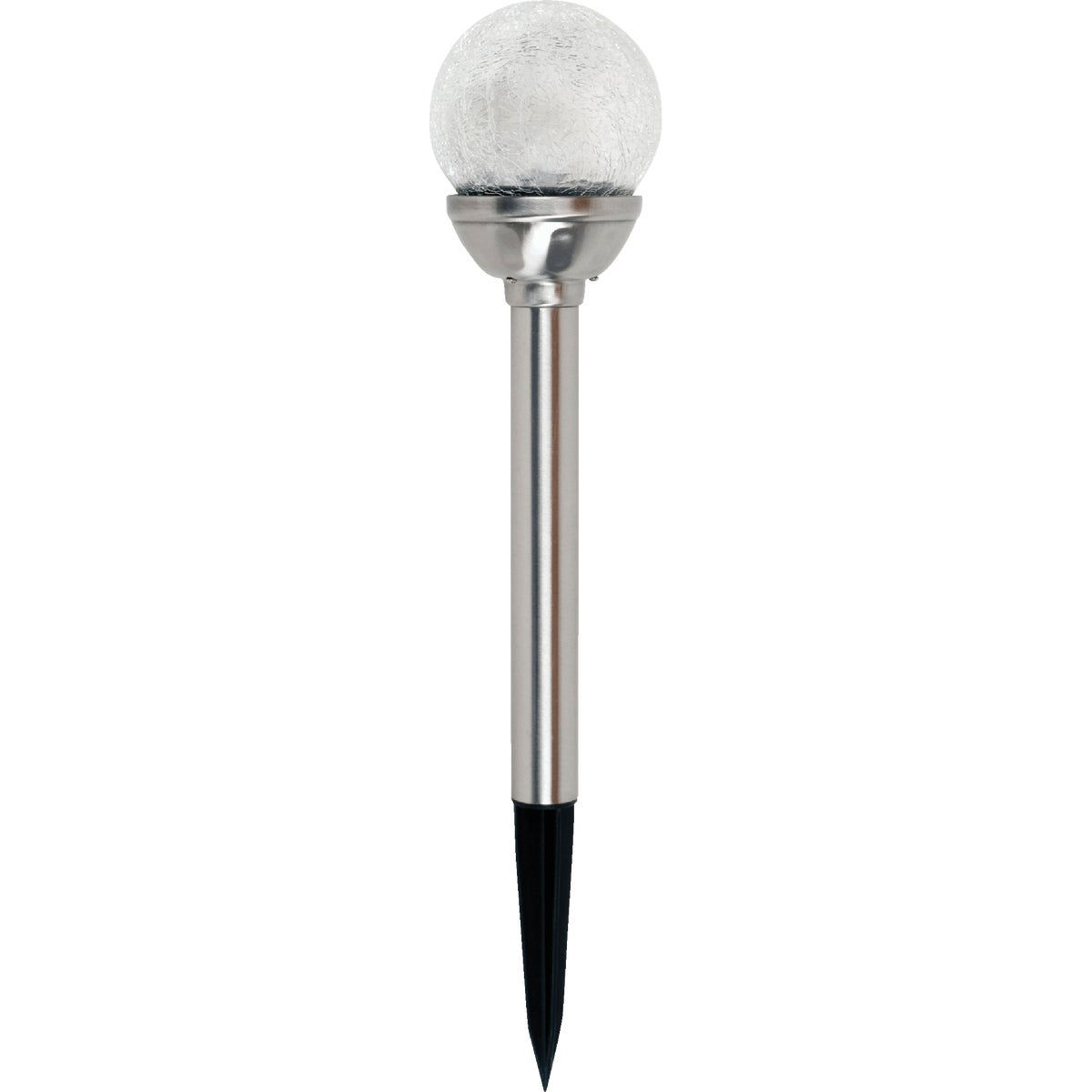 Moonrays 15 In. Crackle Glass Ball Solar Stake Light | Do it Best