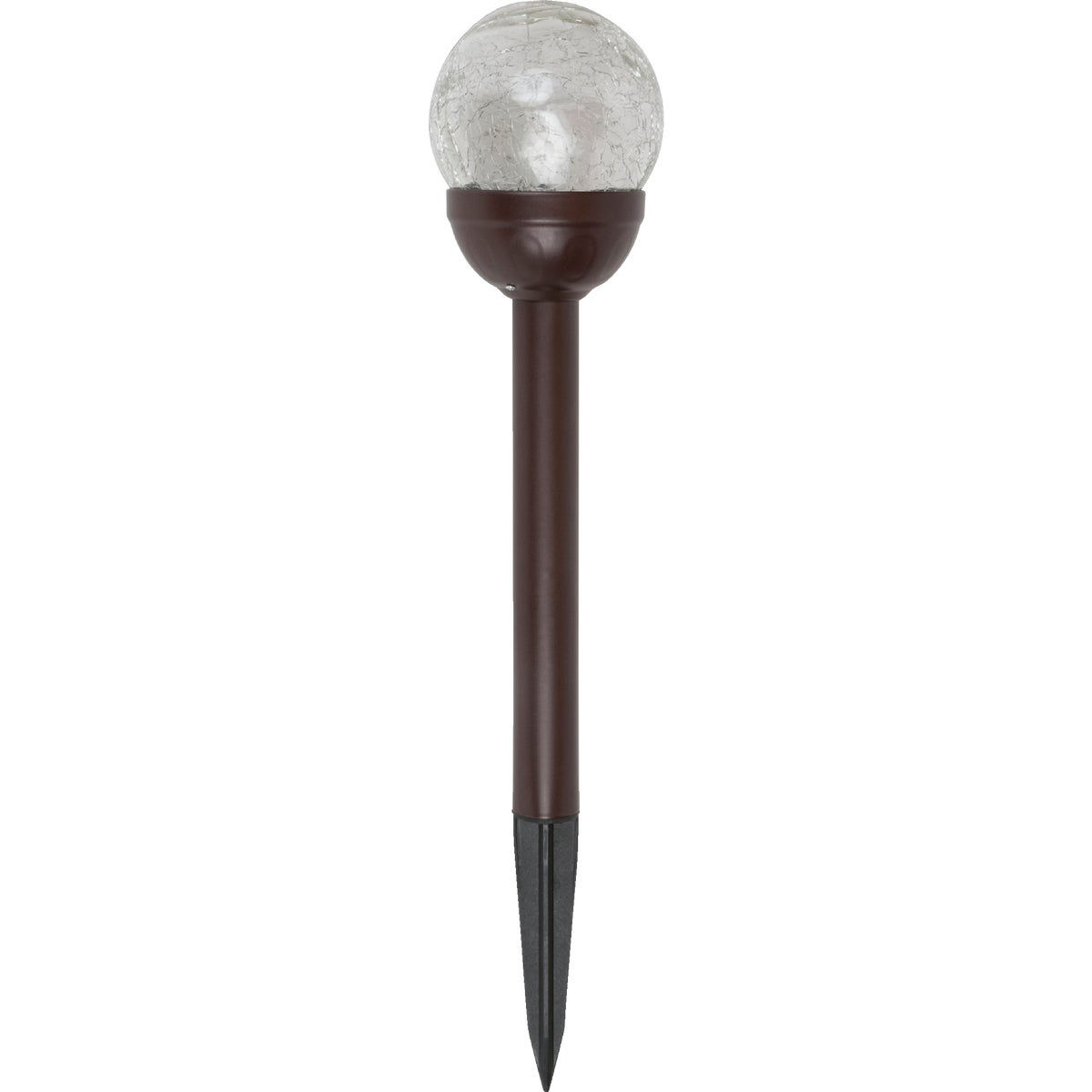 Moonrays 15 In. Crackle Glass Ball Solar Stake Light | Do it Best