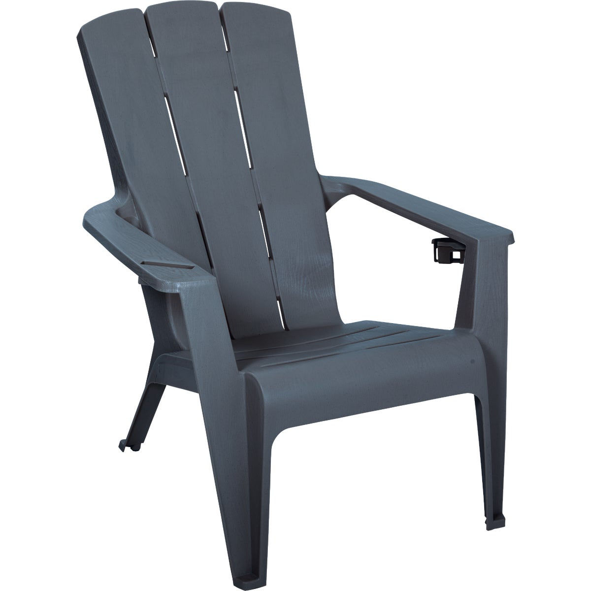 Gracious Living Flat Gray Deluxe Contour Adirondack Chair | Do it Best