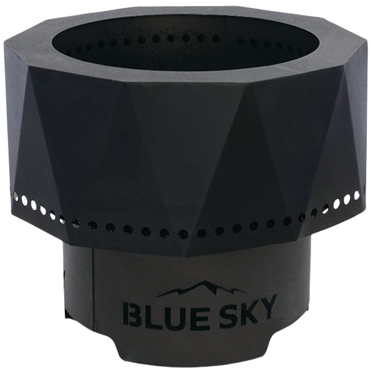 Blue Sky Ridge 15 In. Round Steel Wood/Pellet High Efficiency Smokeless ...