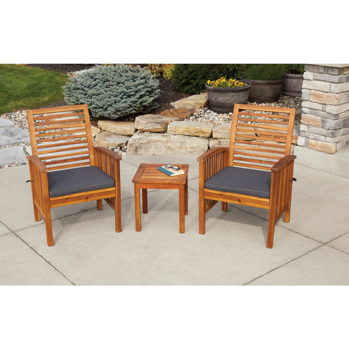 Leigh Country Sequoia Collection 3-Piece Patio Chat Set | Do it Best