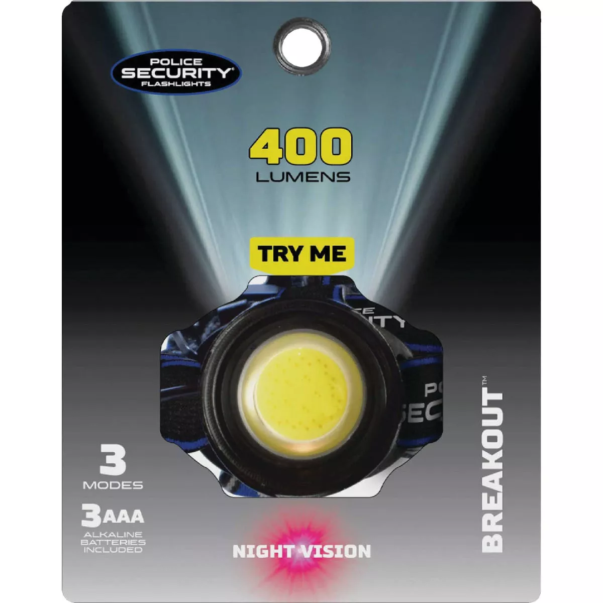 Police Security Breakout 600 Lm. 4AAA COB LED Headlamp | Do it Best