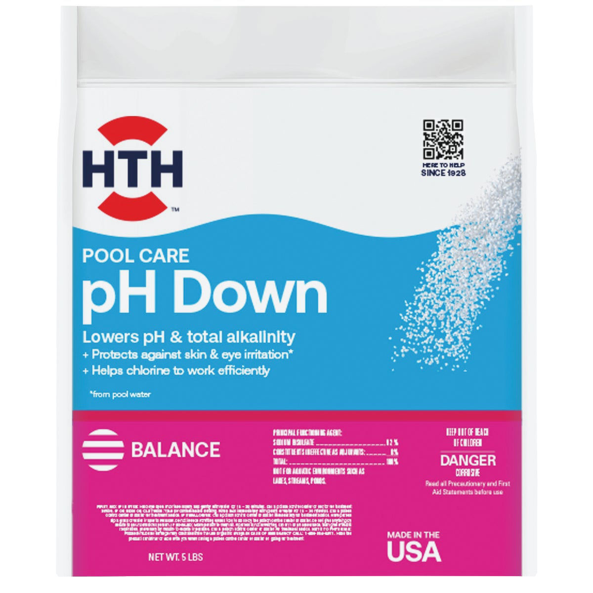 HTH Pool Care pH Down 5 Lb. pH Decreaser Granule | Do it Best