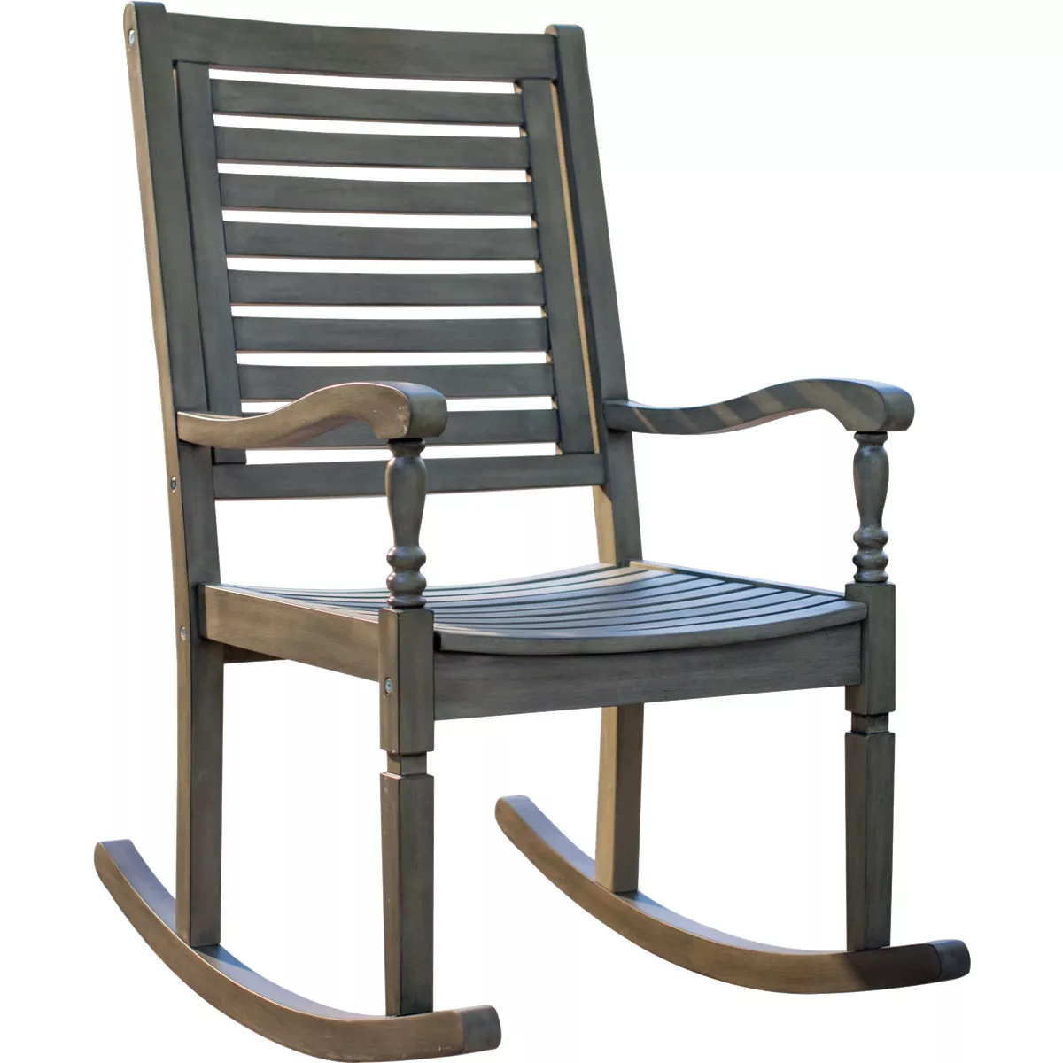 Leigh Country Sequoia Bayhouse Gray Acacia Wood Rocking Chair | Do it Best