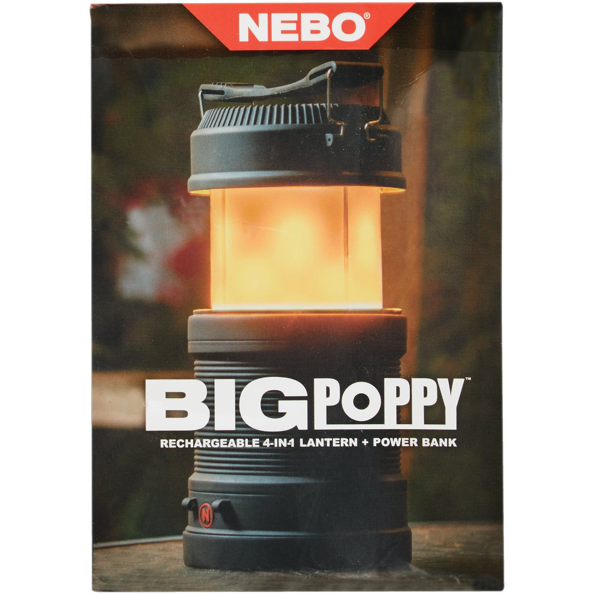 Nebo Big Poppy 8.37 In. H. x 4.06 In. Dia.Rechargeable LED Lantern | Do ...