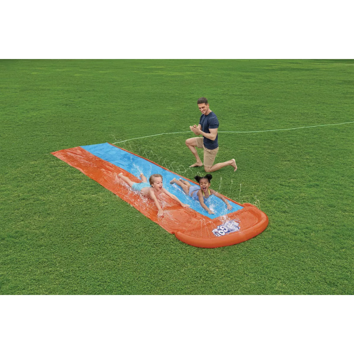 H2OGO! Tsunami Splash Ramp 16 Ft. Double Water Slide | Do it Best