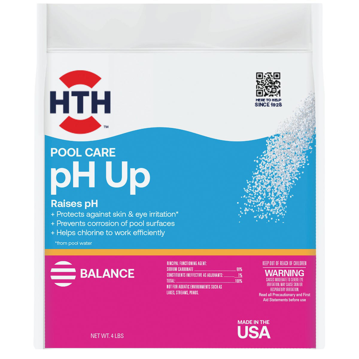 HTH Pool Care pH Up 4 Lb. pH Increaser Granule | Do it Best
