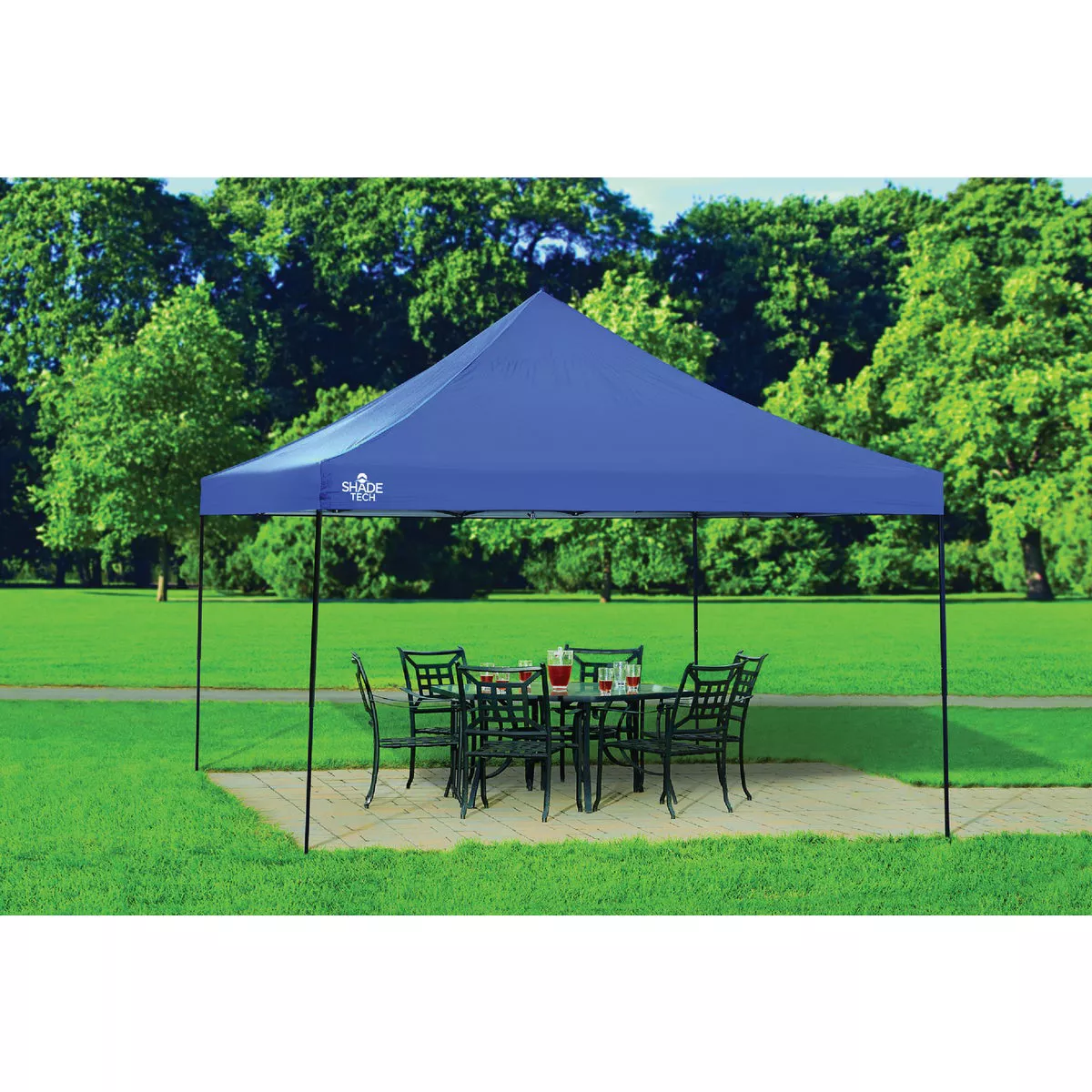 ShelterLogic Shade Tech 12 Ft. x 12 Ft. PFAs Free Fabric Pop-Up Canopy ...