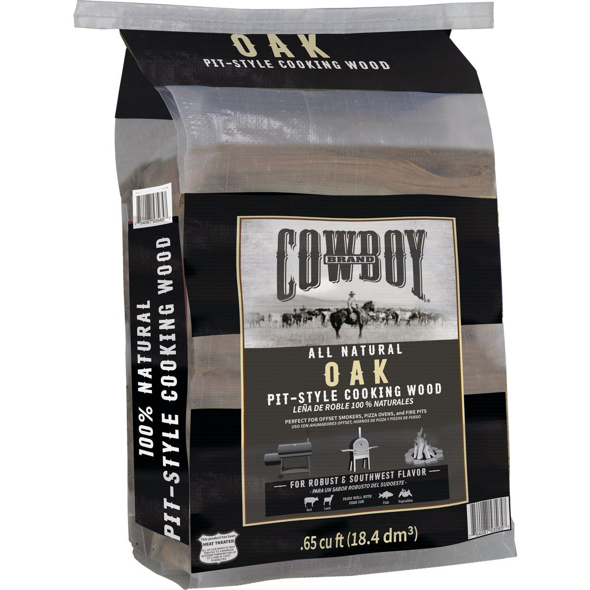 Cowboy 0.65 Cu. Ft. Oak Pit-Style Cooking Wood | Do it Best