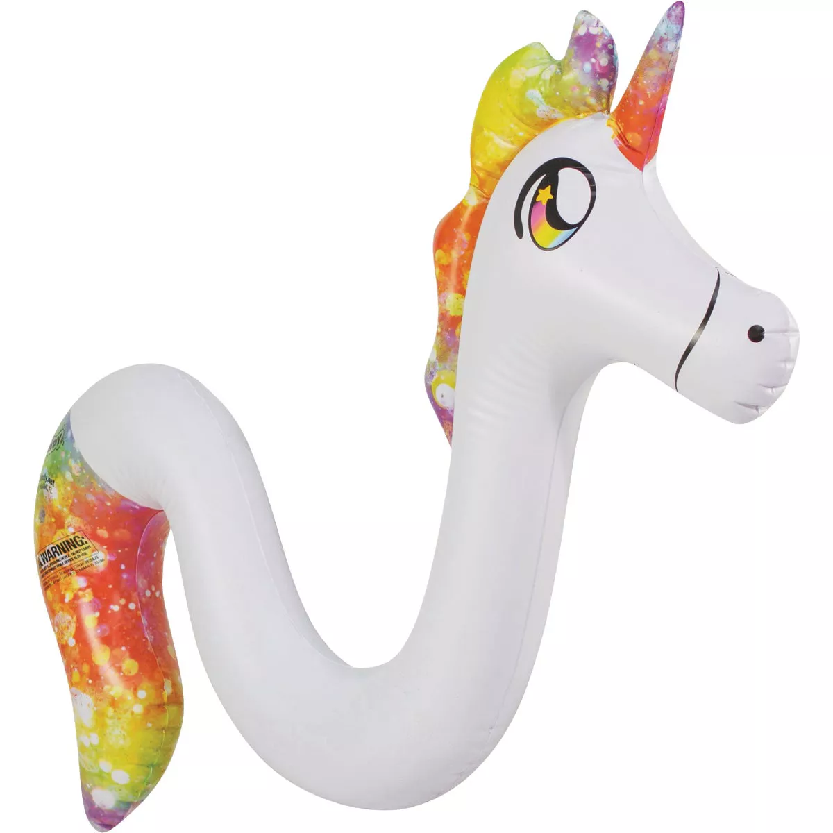 PoolCandy 72 In. Unicorn Ride-On Inflatable Noodle Water Toy | Do it Best