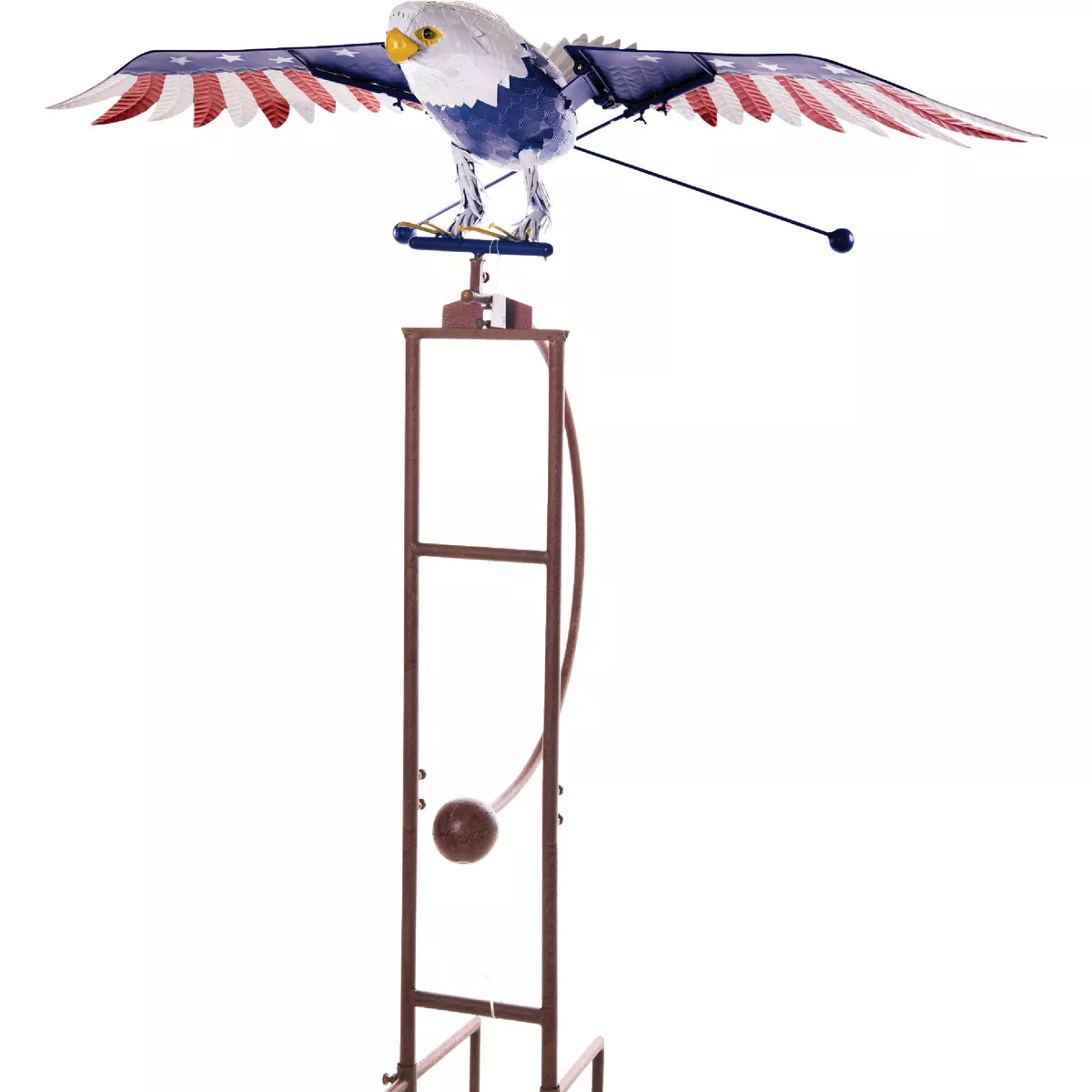 Terre Verde 76 In. Steel Patriotic Jumbo Rocking Eagle Garden Stake ...