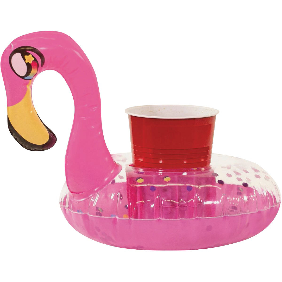 PoolCandy Glitter Flamingo Drink Float (2-Pack) | Do it Best