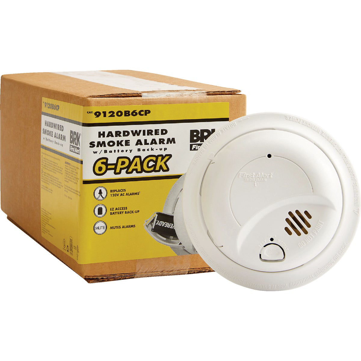 First Alert Hardwired 120V Ionization Smoke Alarm (6-Pack) | Do it Best