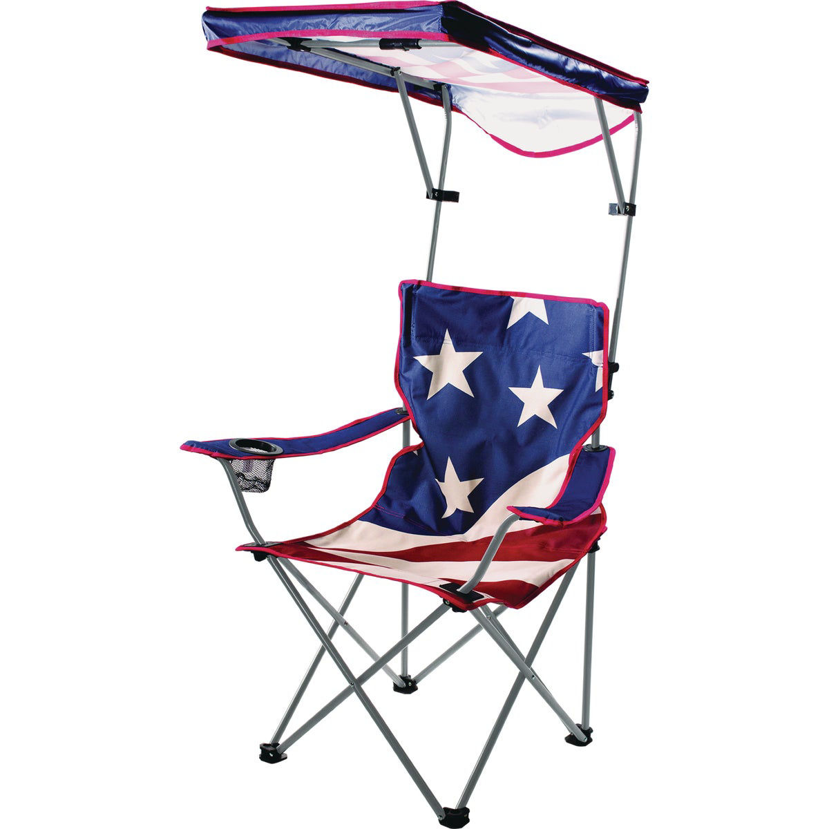 Quik Shade U.S. Flag 190T Aluminux Folding Chair | Do it Best