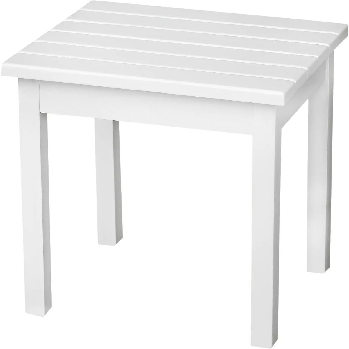 Hinkle Chair Company Cumberland Rectangle White Wood Side Table | Do it ...