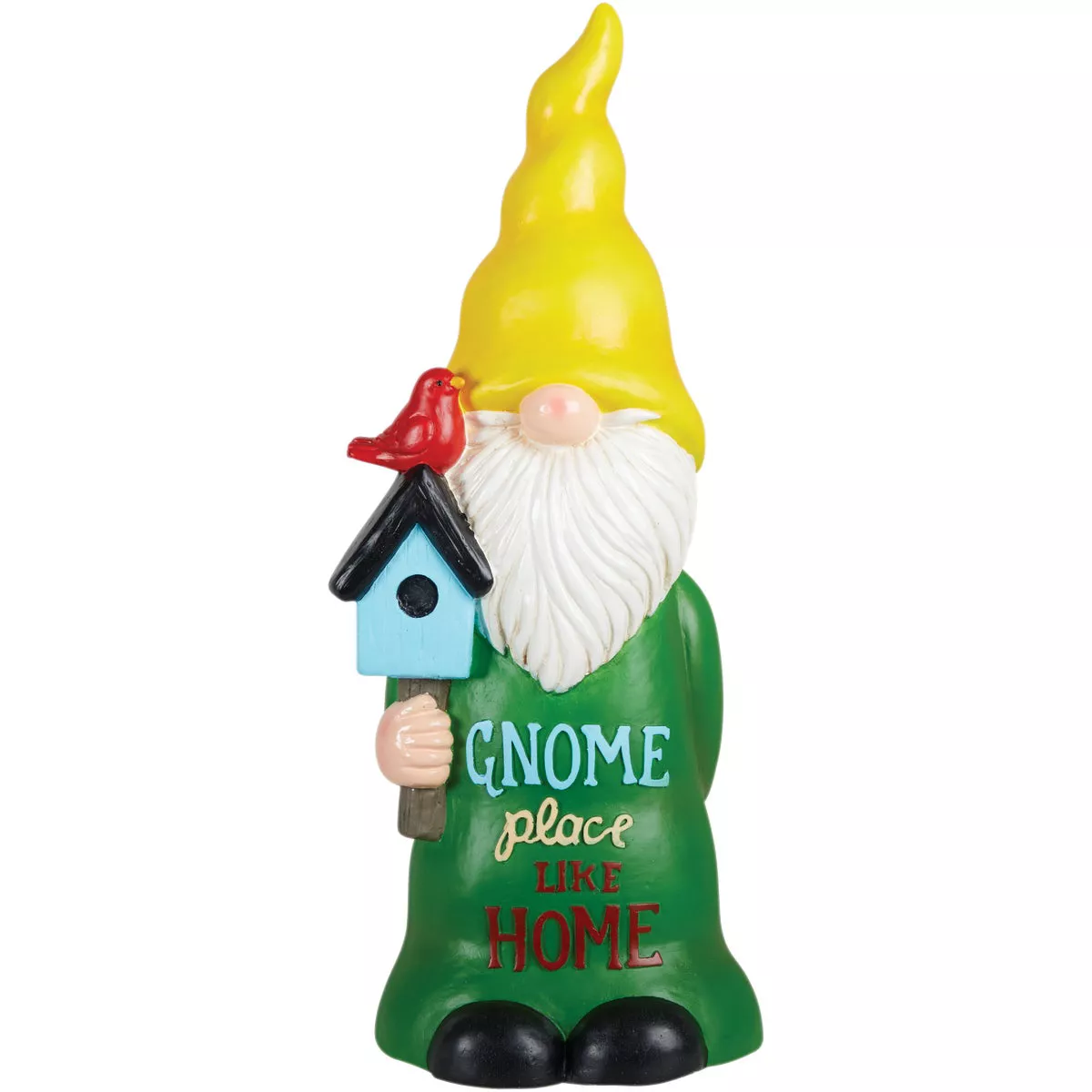Alpine 24 In. H. MGO Gnome Statue with Gnome Place Like Home Verse | Do ...