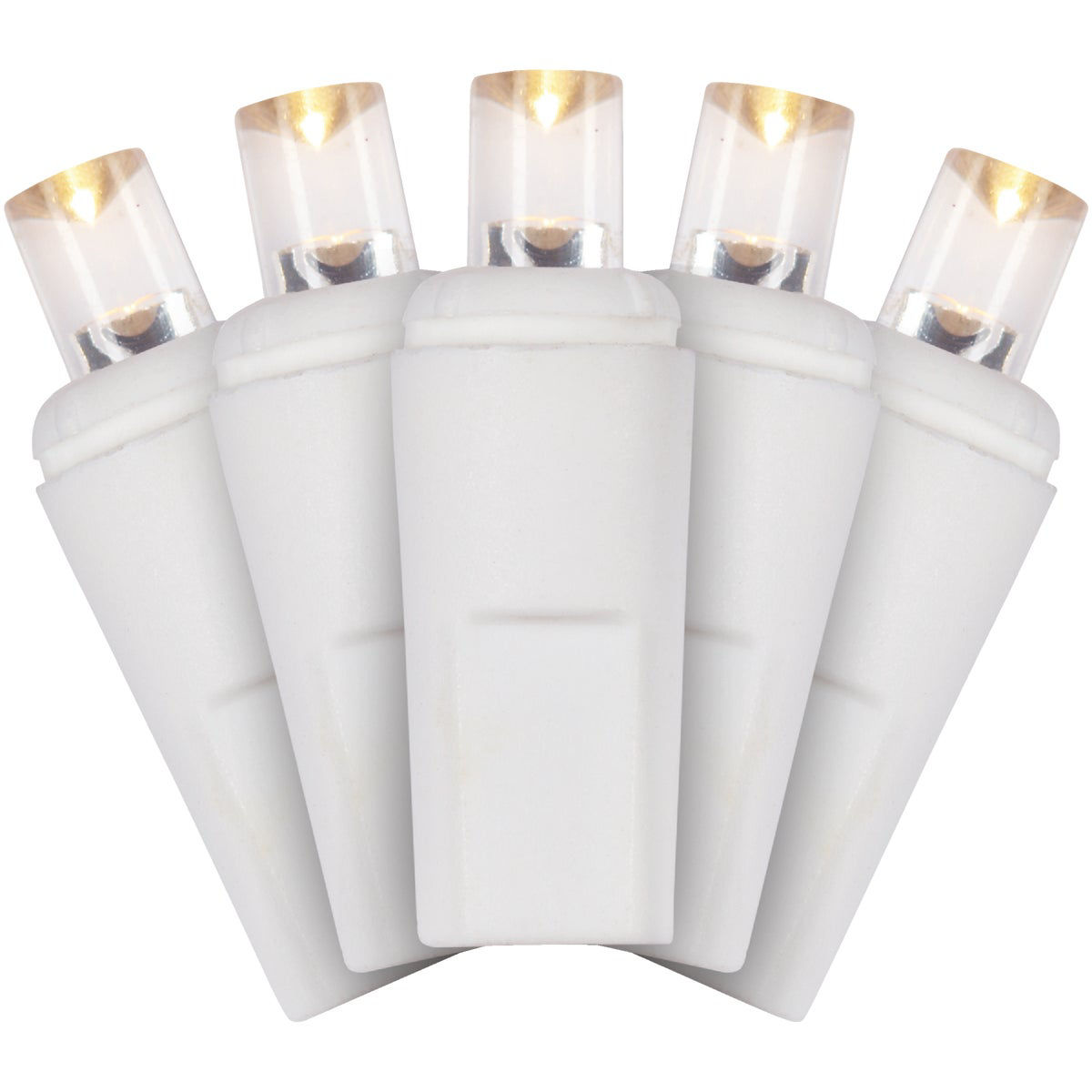 J Hofert Warm White 50-Bulb M5 LED Light Set with White Wire | Do it Best