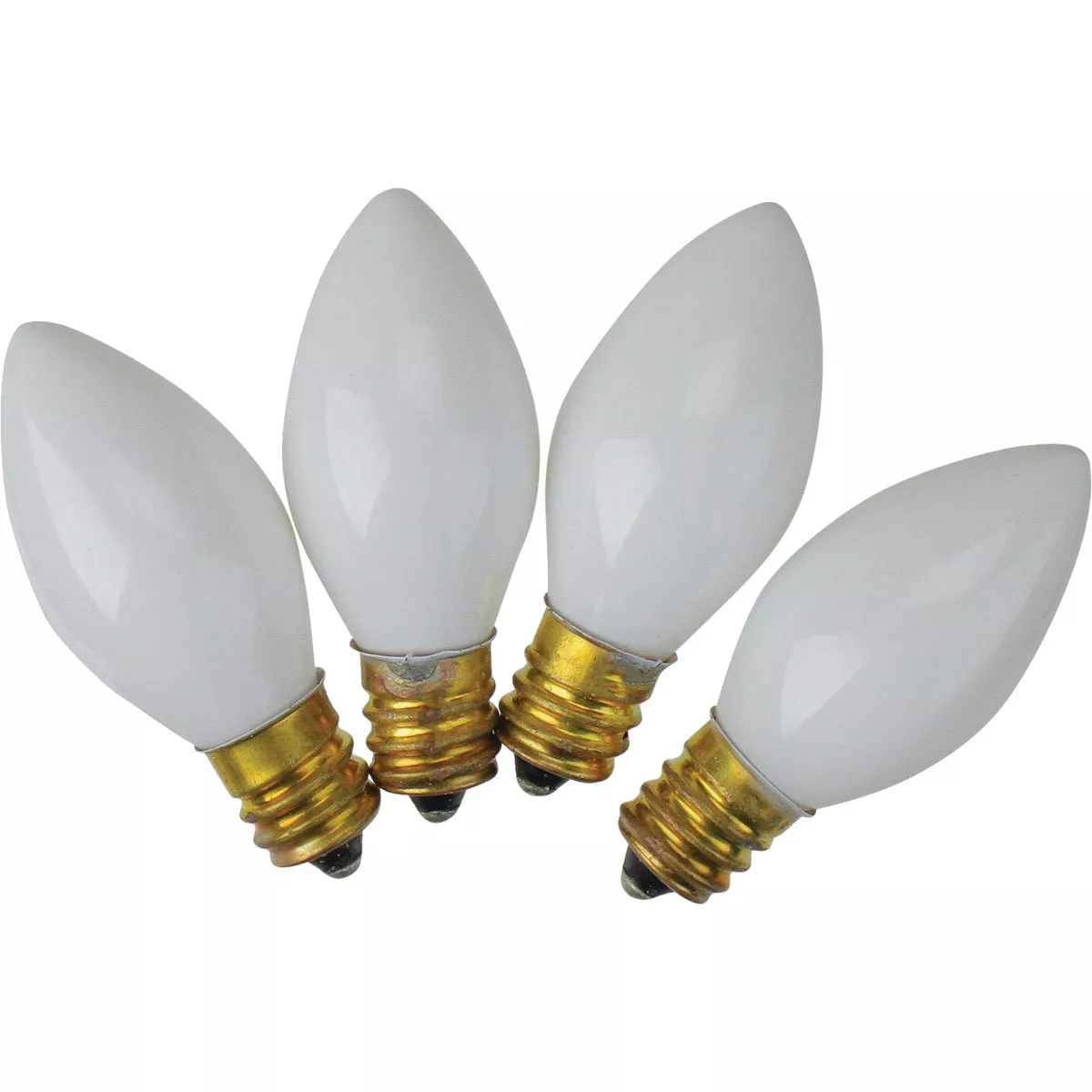 Home Impressions C7 White Ceramic 125V Replacement Light Bulb (4-Pack ...
