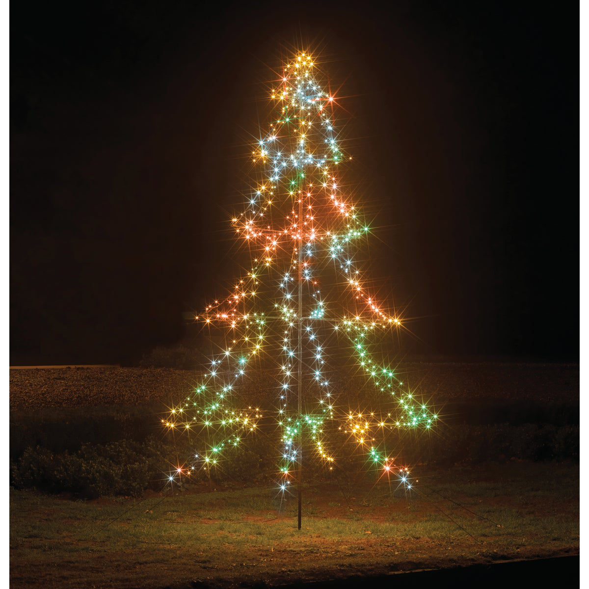 Lumineo 4.4 Ft. LED Multi Lighted Christmas Tree | Do it Best