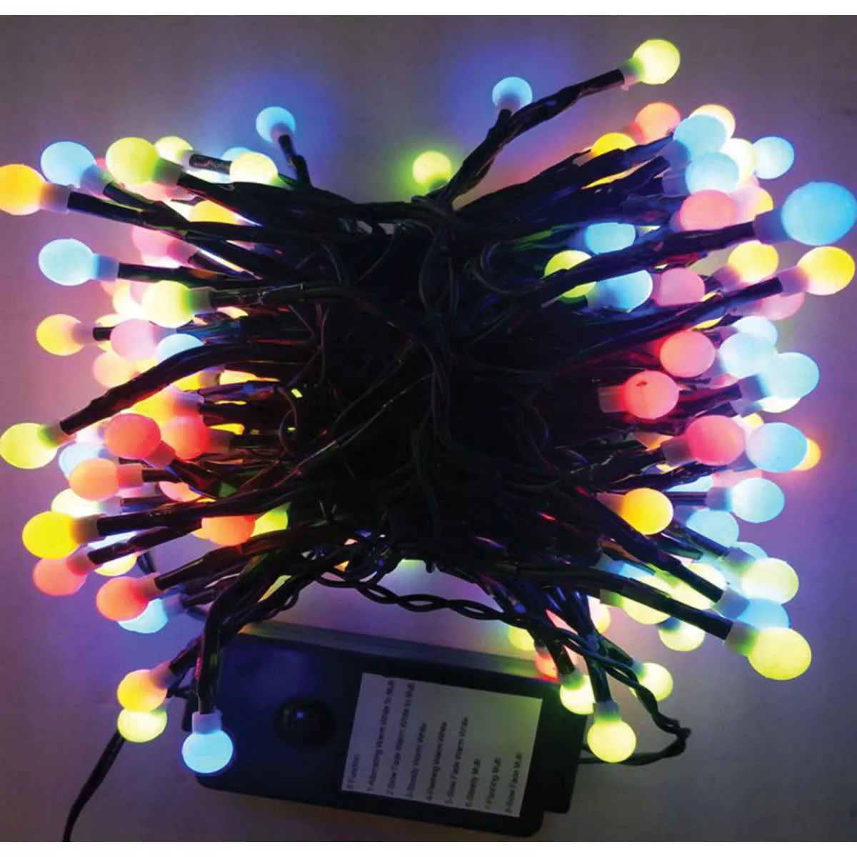 J Hofert Warm White/Multi 200-Bulb G10 LED Cluster Light Set | Do it Best