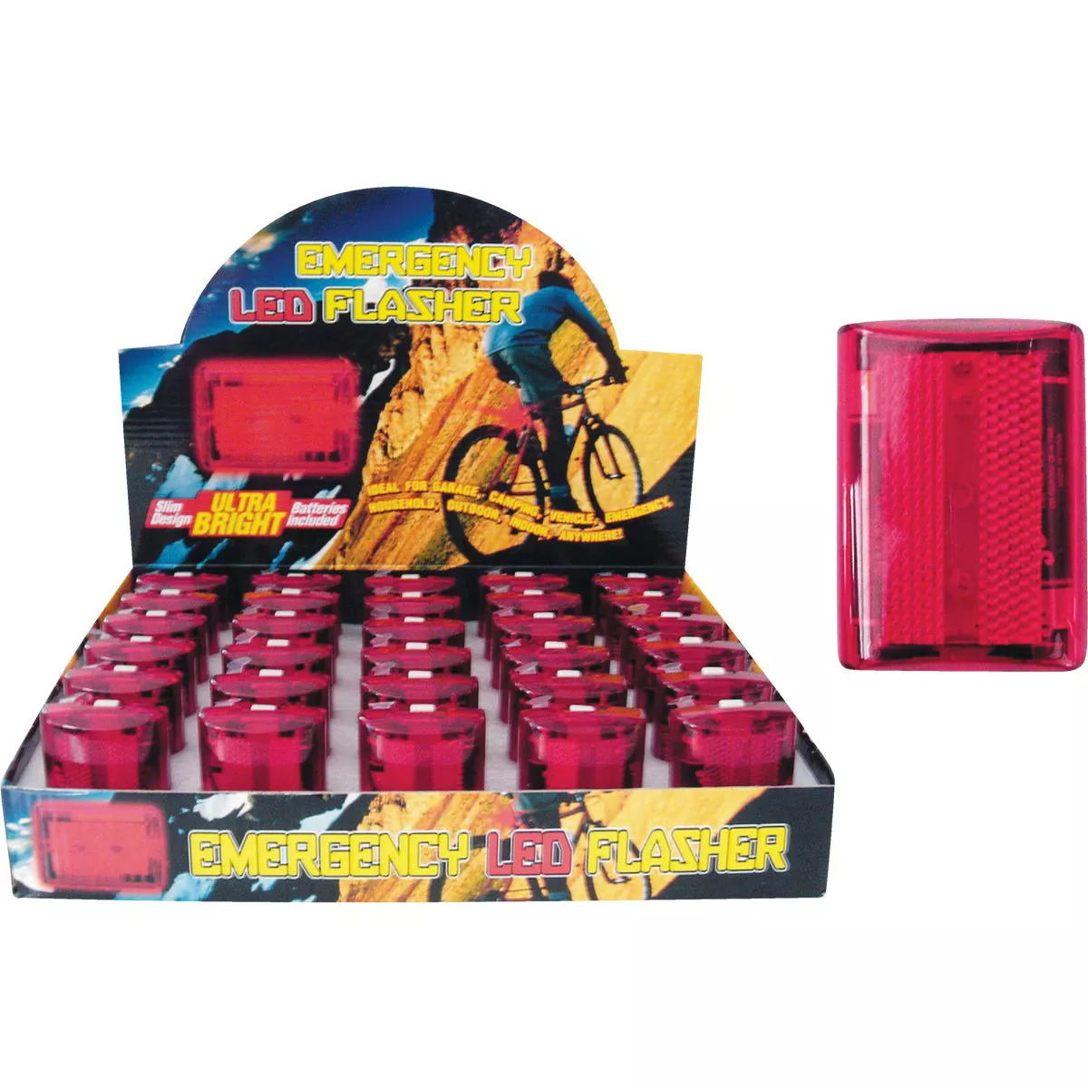 Diamond Visions Square LED Red Emergency Light | Do it Best