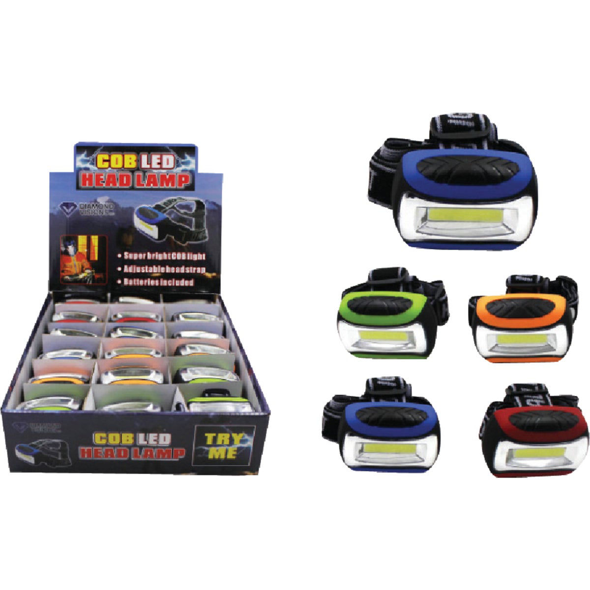 Diamond Visions 200 Lm. COB LED 3AAA Headlamp | Do it Best